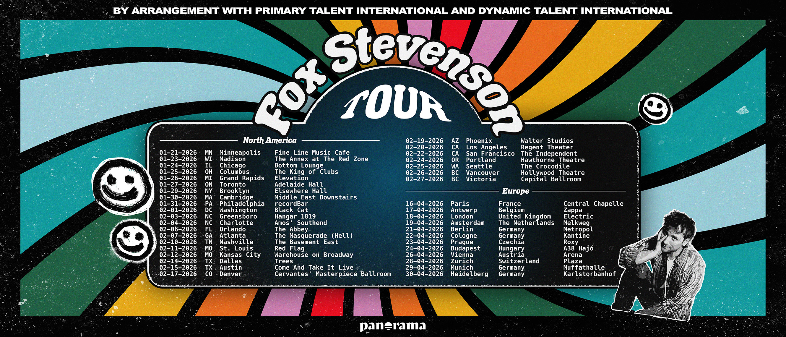 Fox Stevenson Tickets Atlanta (The Masquerade - Hell) on 2/7/2026 at 7 ...