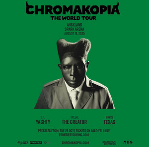 Tyler, The Creator - CHROMAKOPIA World Tour Auckland Setlist - playlist ...