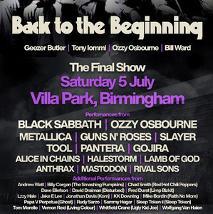 Back To The Beginning Setlist 2025 - playlist by Elliot | Spotify