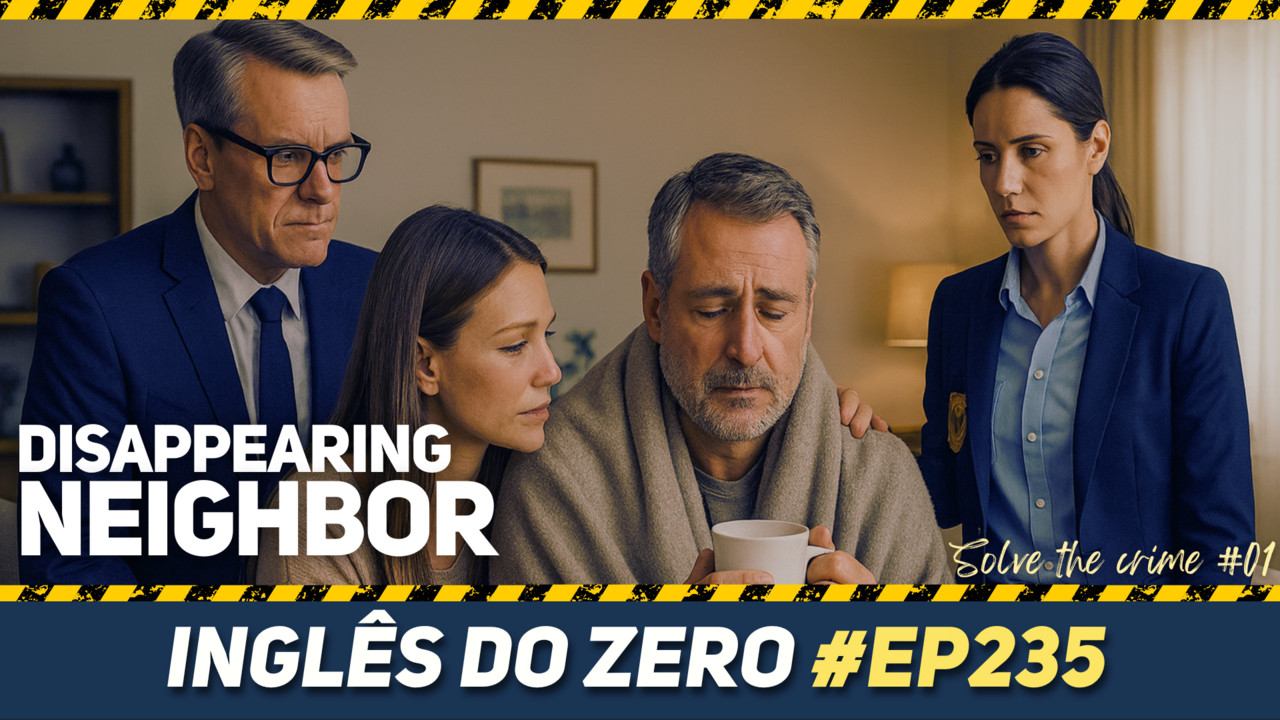 235. Disappearing Neighbor | Solve The Crime #001 - Inglês do Zero ...