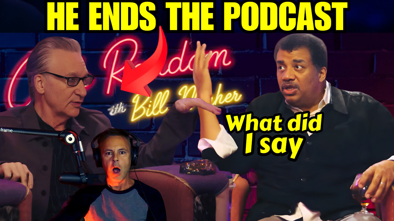 Bill Maher LOSES IT & ENDS SHOW When Neil deGrasse Tyson Says This ...