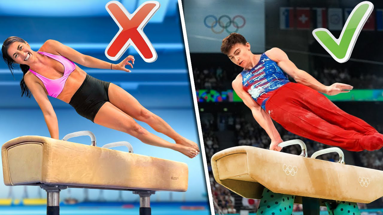 GIRLS TRY MENS GYMNASTICS! *Hardest Skills* - BrittHertz | Podcast on ...