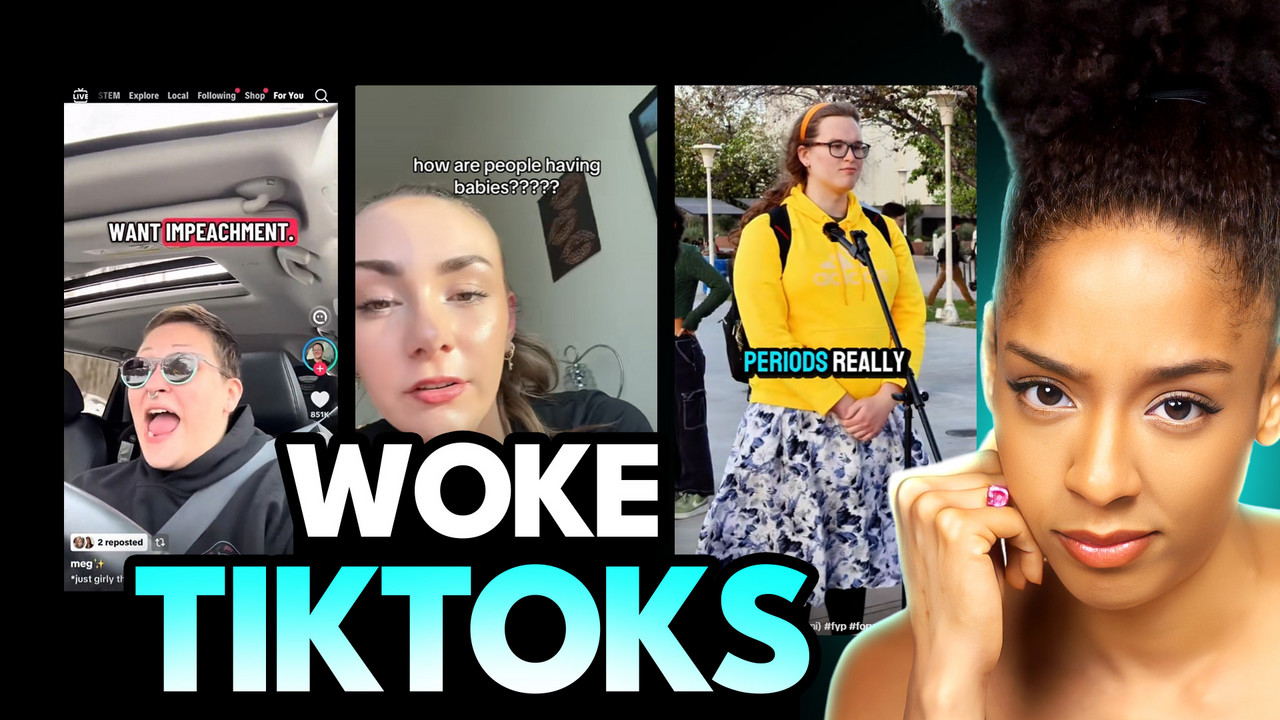 Trans Woman Says He Gets Periods??? WOKE TikToks - Amala Ekpunobi ...