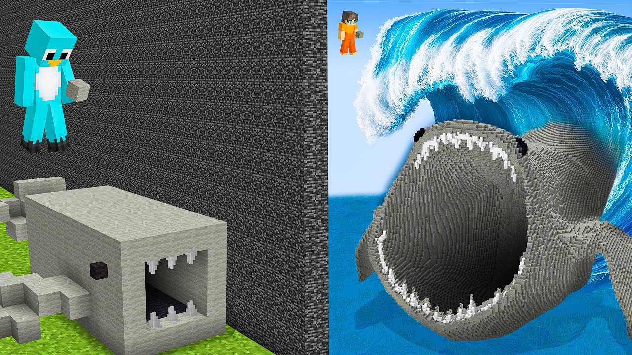 I Cheated with //BLOOP in Minecraft Build Battle - Milo and Chip ...