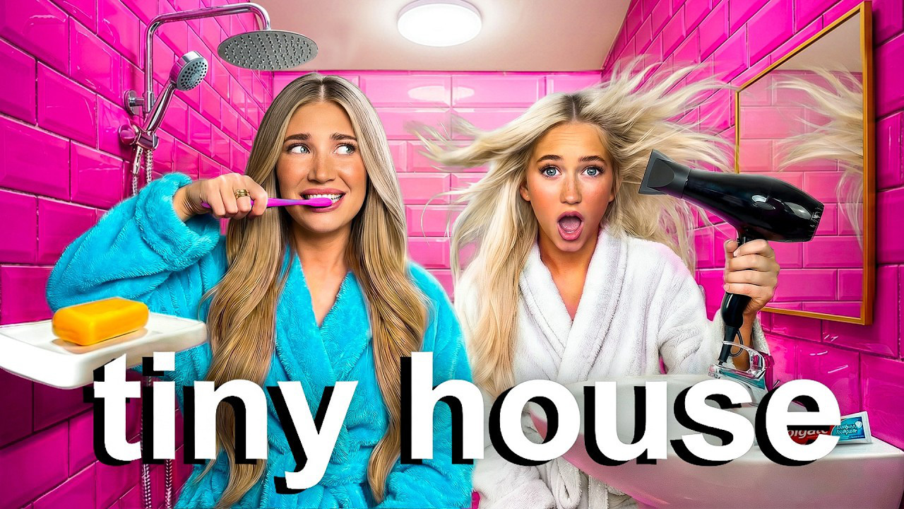 My SiSTER'S Survive WORLD'S TINIEST HOUSE 😱🎀 - JUSTKASS | Podcast on ...