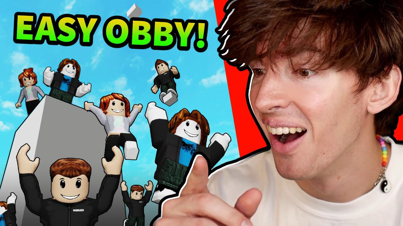 I made an “easy” Roblox obby for noobs but it’s impossible | Flamingo ...