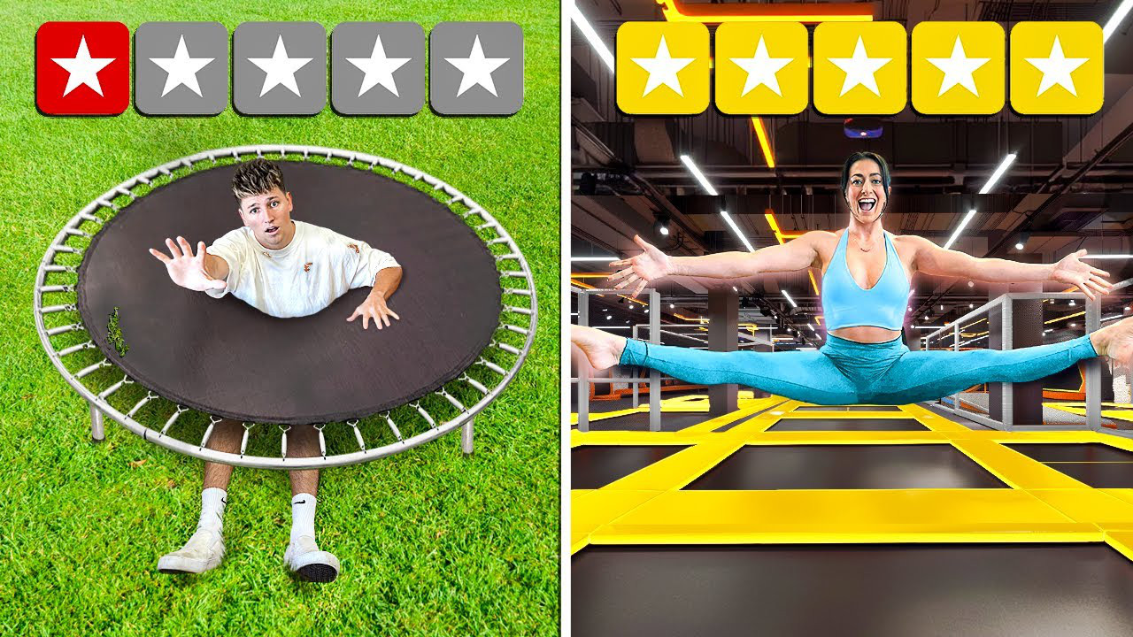 I Tested 1-Star VS 5-Star Trampoline Parks! - BrittHertz | Podcast on ...