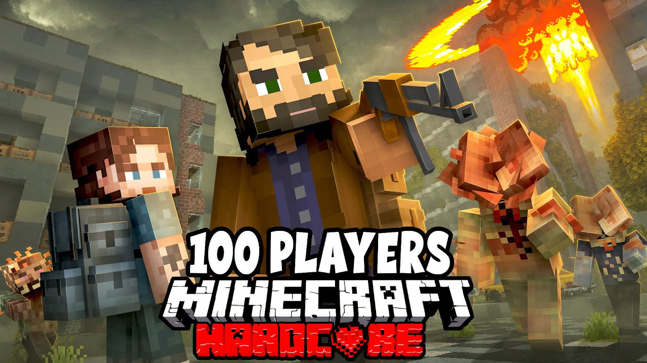 100 Players Simulate a ZOMBIE OUTBREAK in Minecraft - Joshemve ...